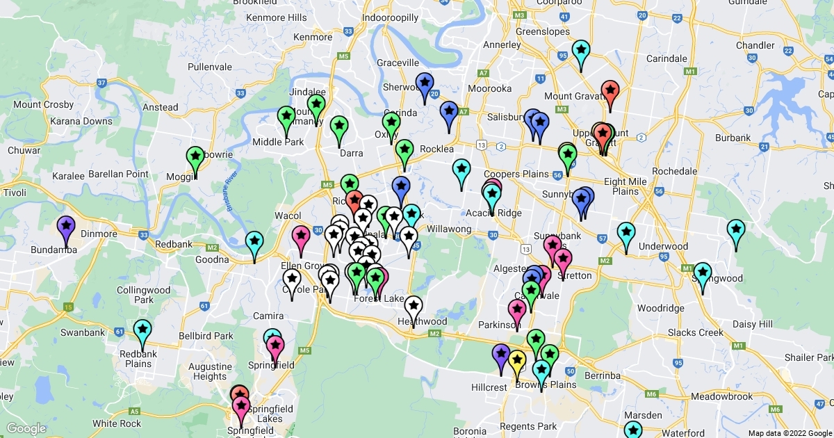 Annotated Map of Venues near or in Forest Lake : Scribble Maps