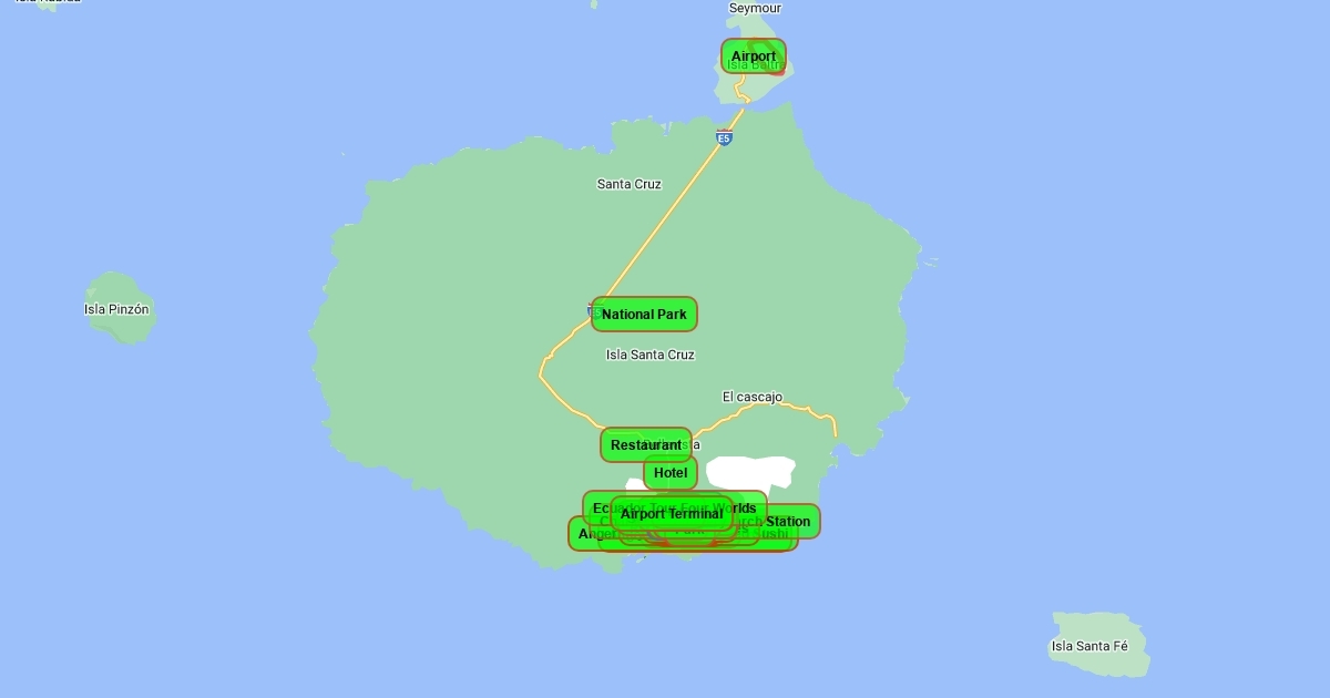 Galapagos Island Annotated Map : Scribble Maps