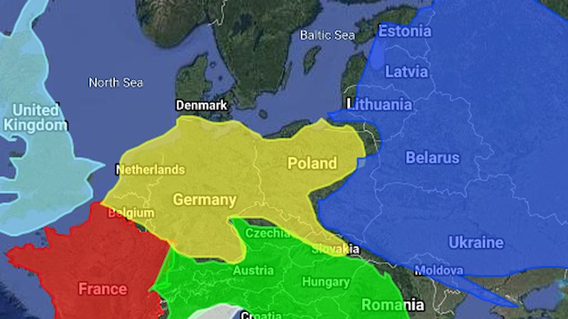 Political Boundaries pre war : Scribble Maps