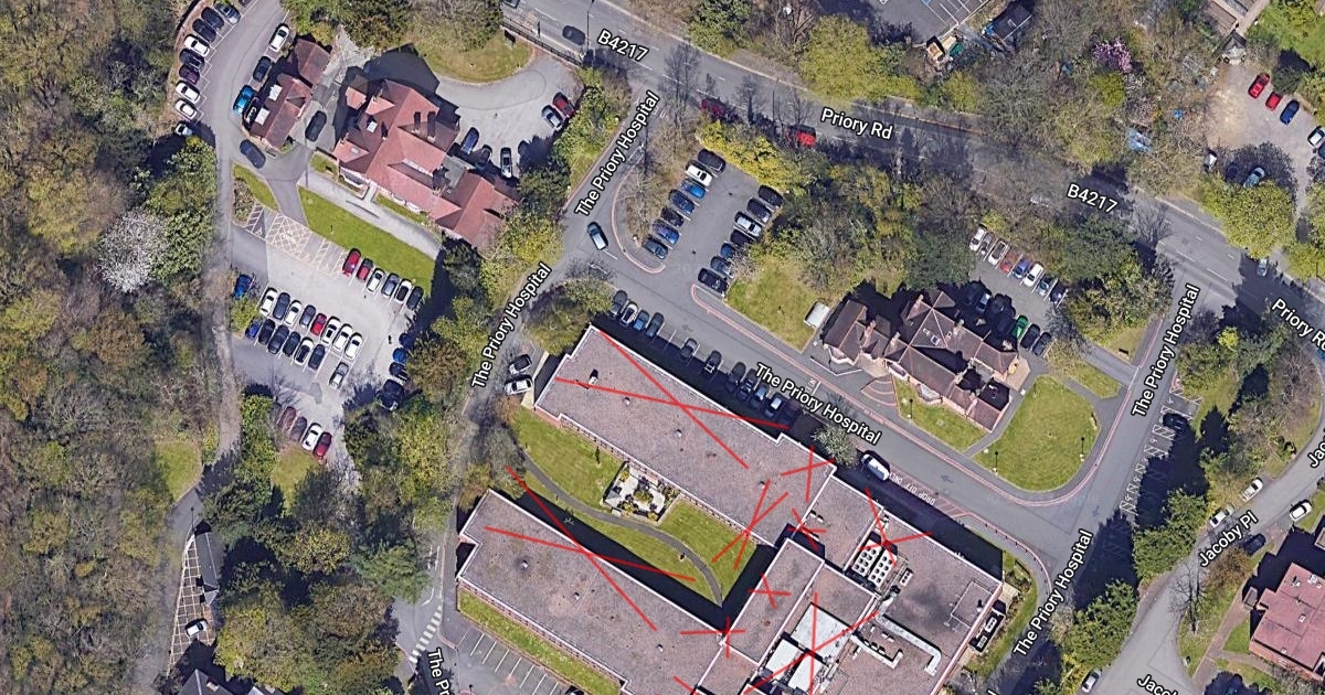 The Priory Hospital : Scribble Maps