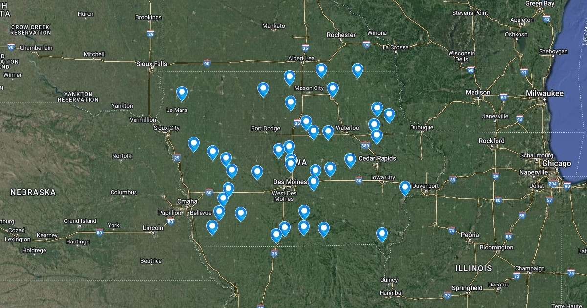 Map of Student Teaching Sites : Scribble Maps