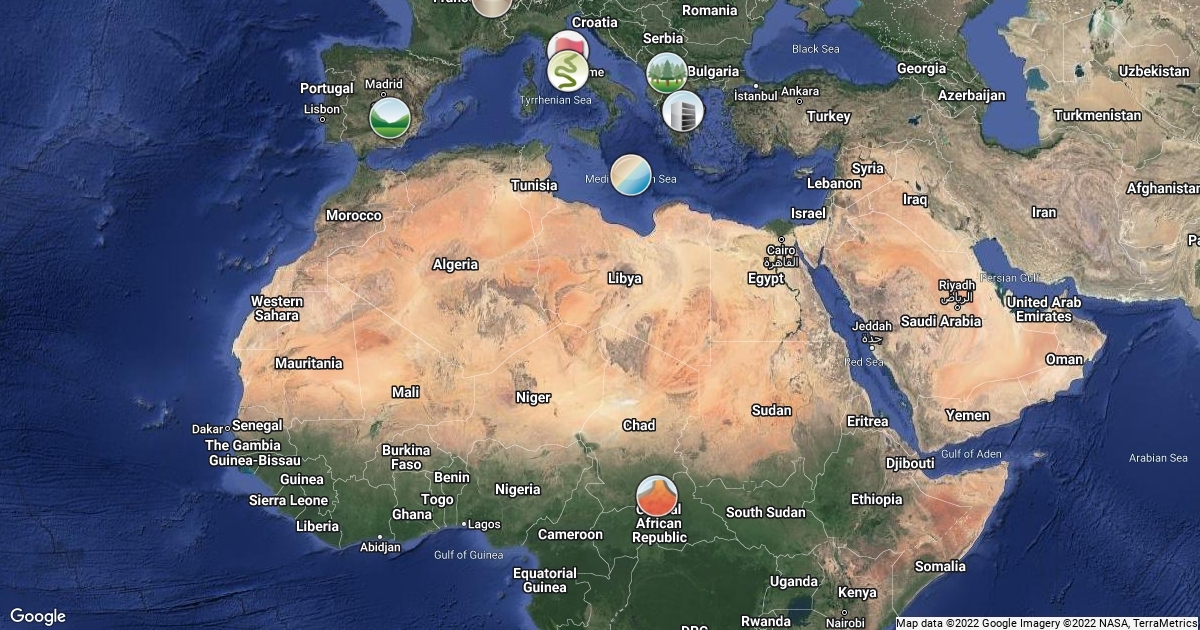 UBICACIONES DE EUROPA : Scribble Maps