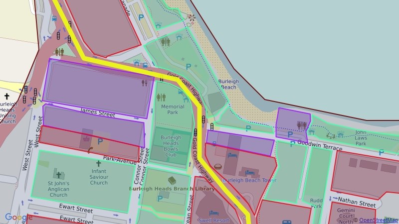 Burleigh Heads Landuse : Scribble Maps