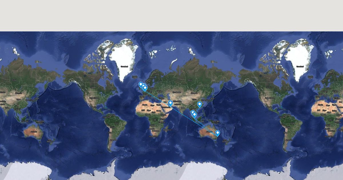Where I lived : Scribble Maps