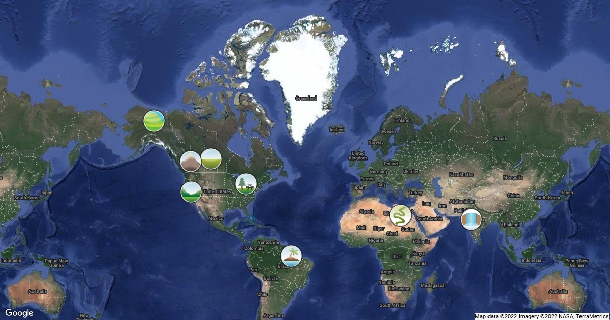 biome world map : Scribble Maps