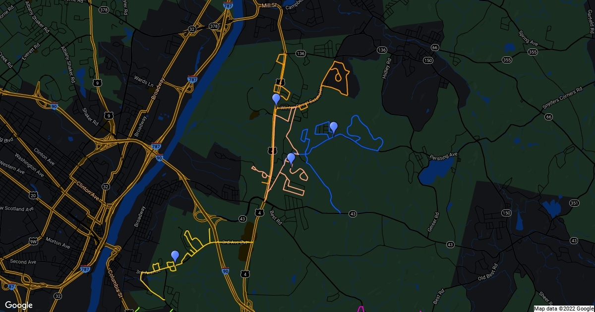 22-23 Goff Routes : Scribble Maps