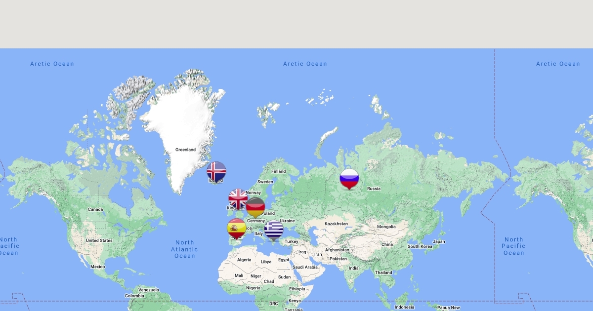 Carta tematica Pil Paesi Europei : Scribble Maps