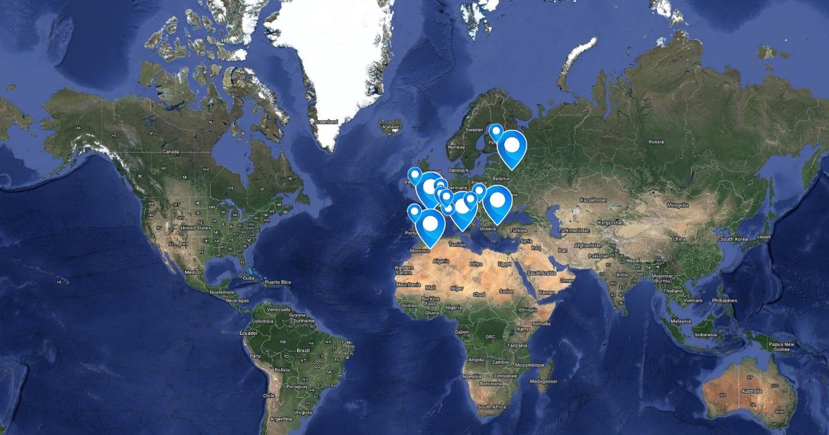 Europe Map : Scribble Maps