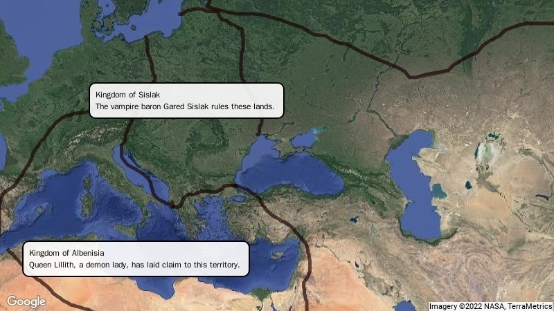 Map of the World : Scribble Maps