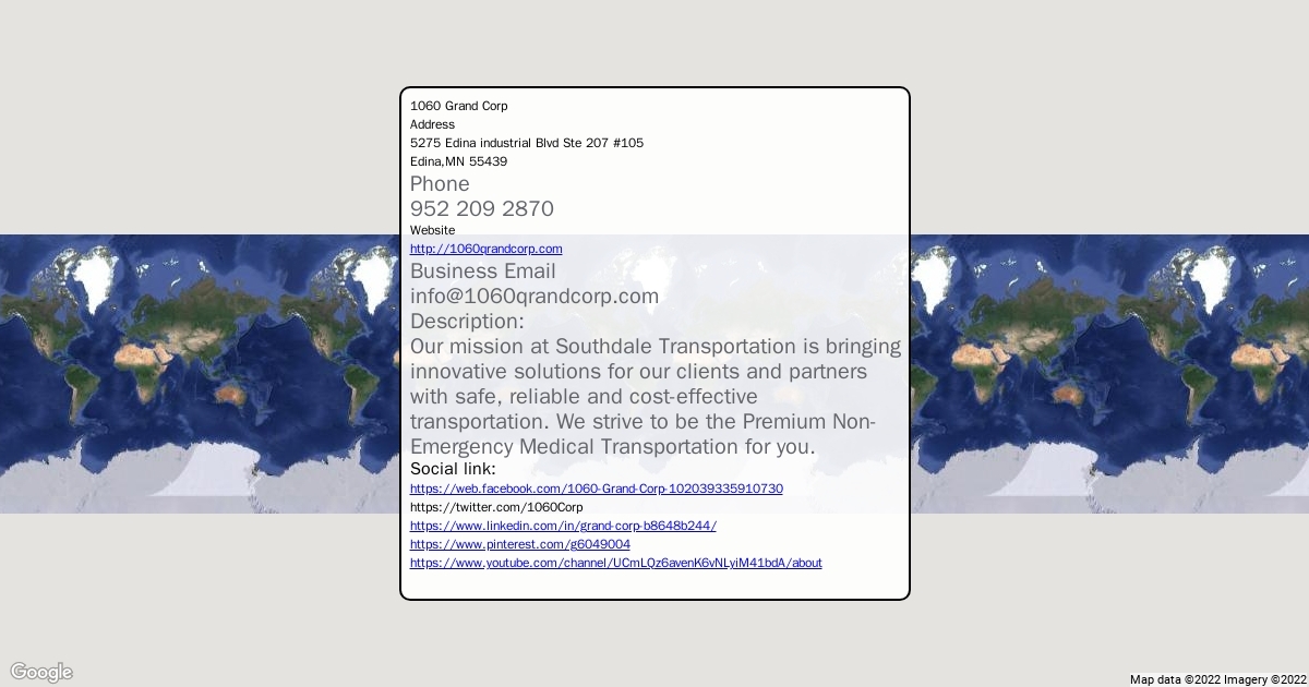 1060 Grand Corp : Scribble Maps