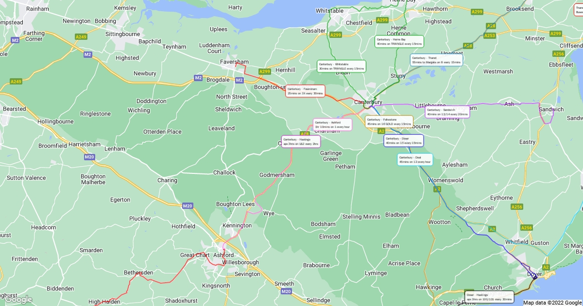 Stagecoach SE : Scribble Maps