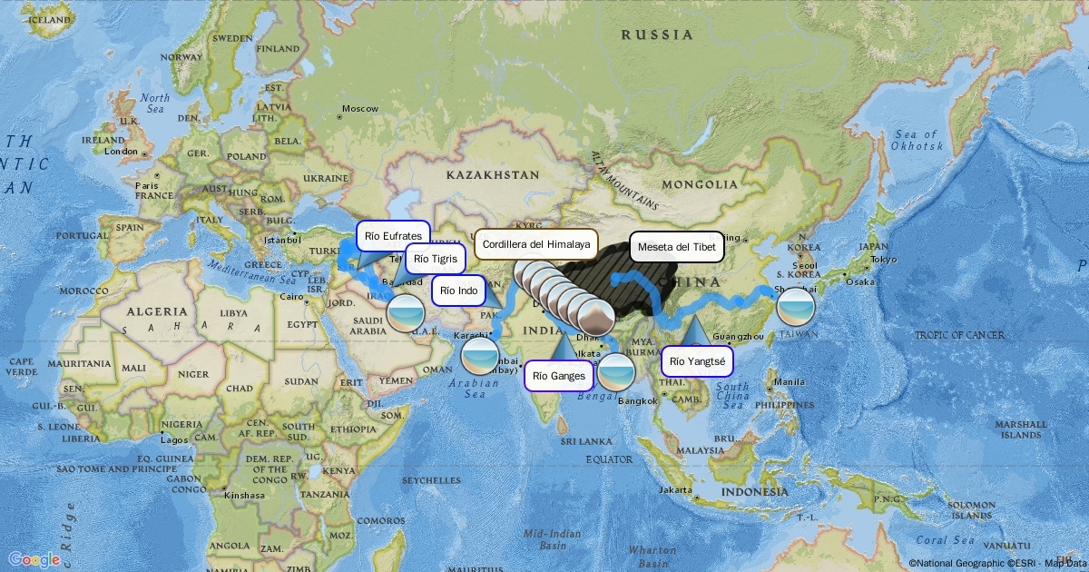 Mapa de Asia : Scribble Maps