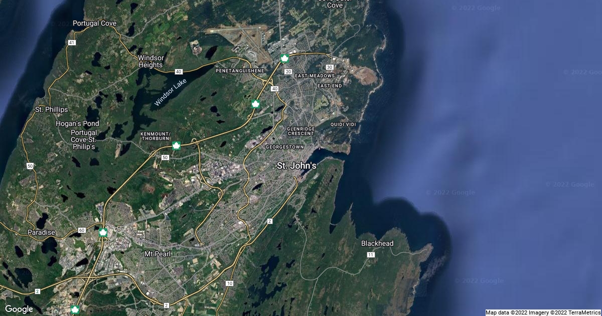 St. John's measurement : Scribble Maps