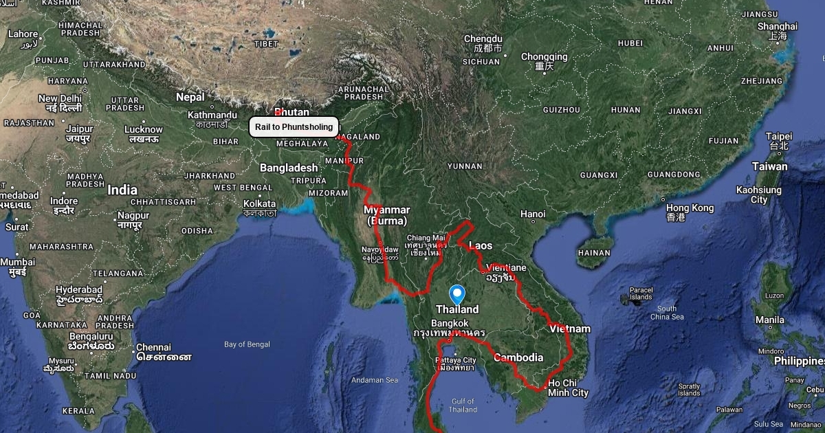 Trip to SE Asia : Scribble Maps