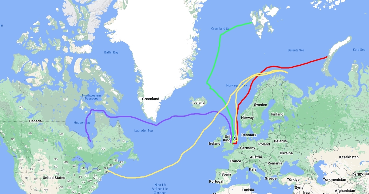Henry Hudson's voyages : Scribble Maps