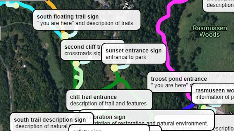 signage of park : Scribble Maps