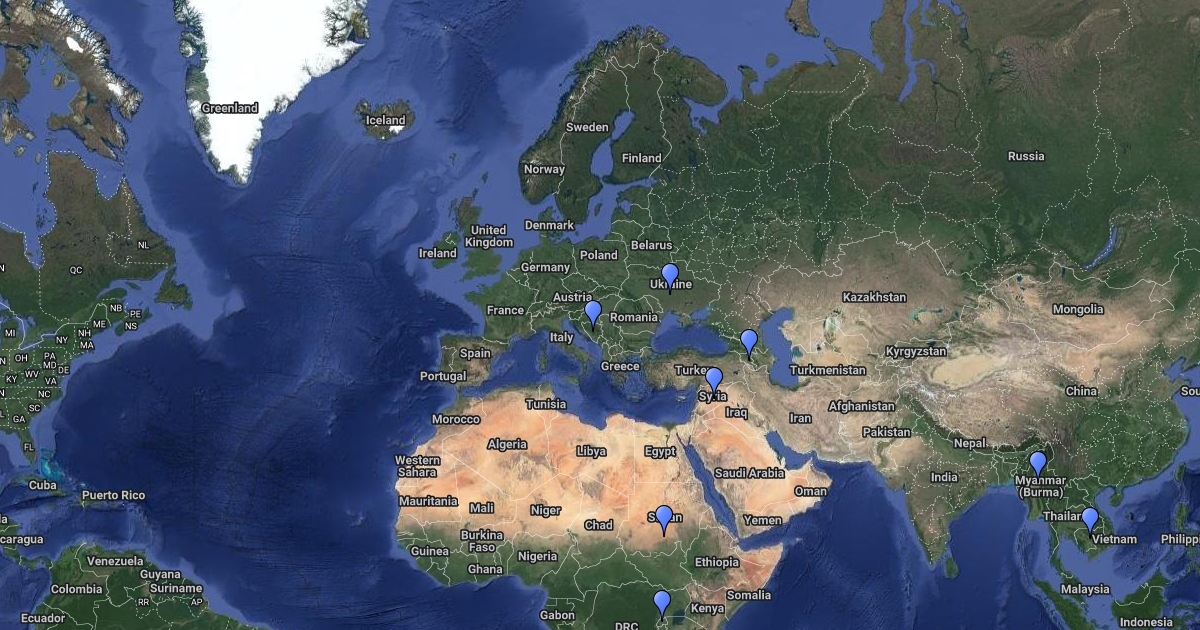 Genocide map : Scribble Maps