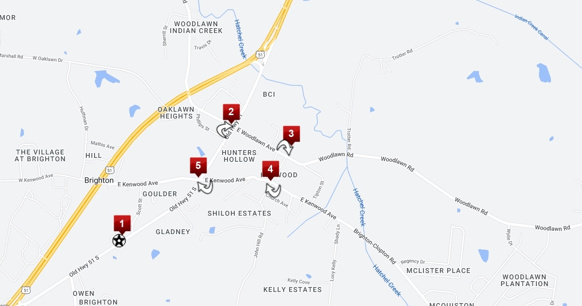 Parade Map : Scribble Maps
