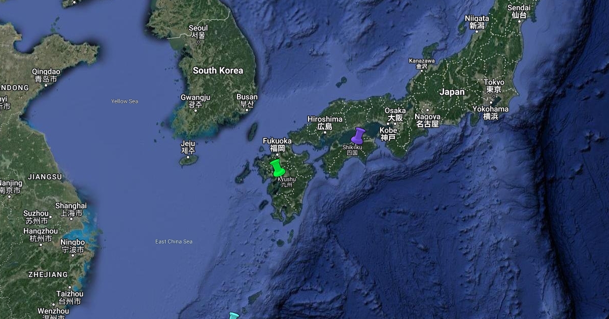 map of japan : Scribble Maps