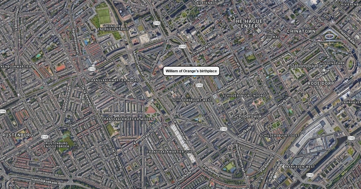 Birthplace map of Orange : Scribble Maps