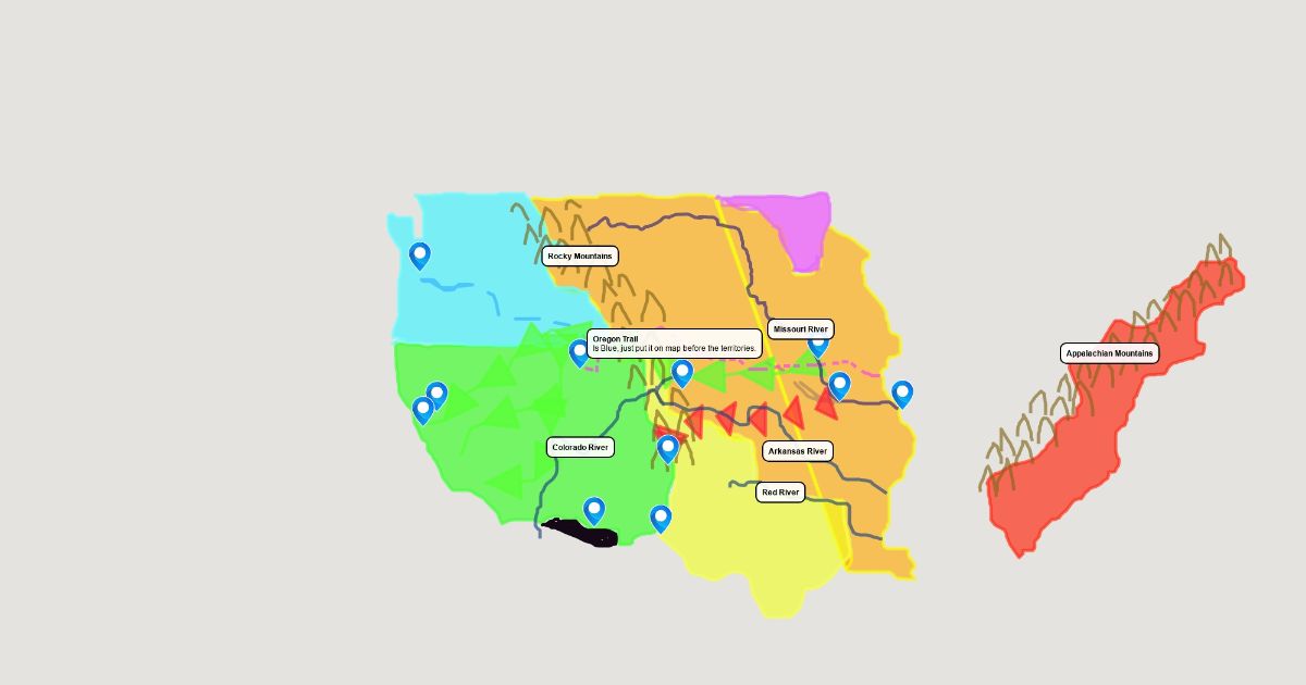 Westward Expansion 1800-1853 : Scribble Maps