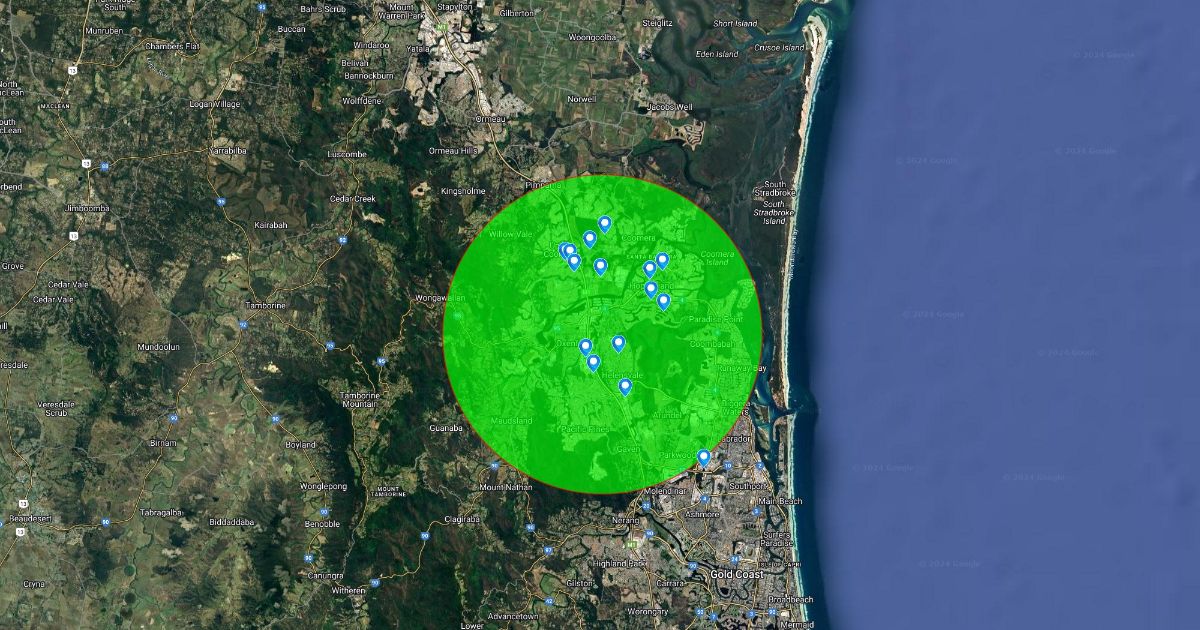 Map of my locals : Scribble Maps