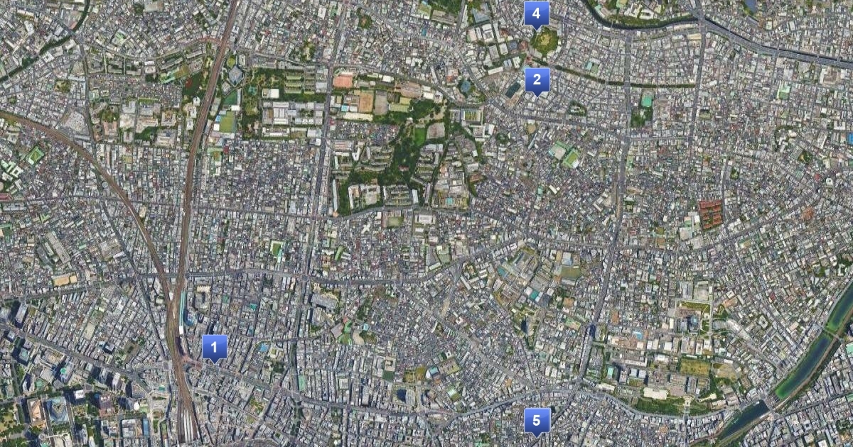 tokyo map : Scribble Maps