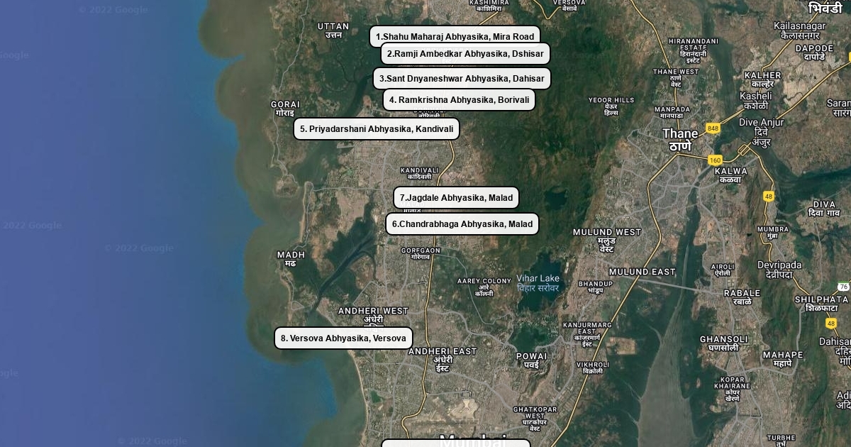 Western Mumbai Abhyasika Map : Scribble Maps