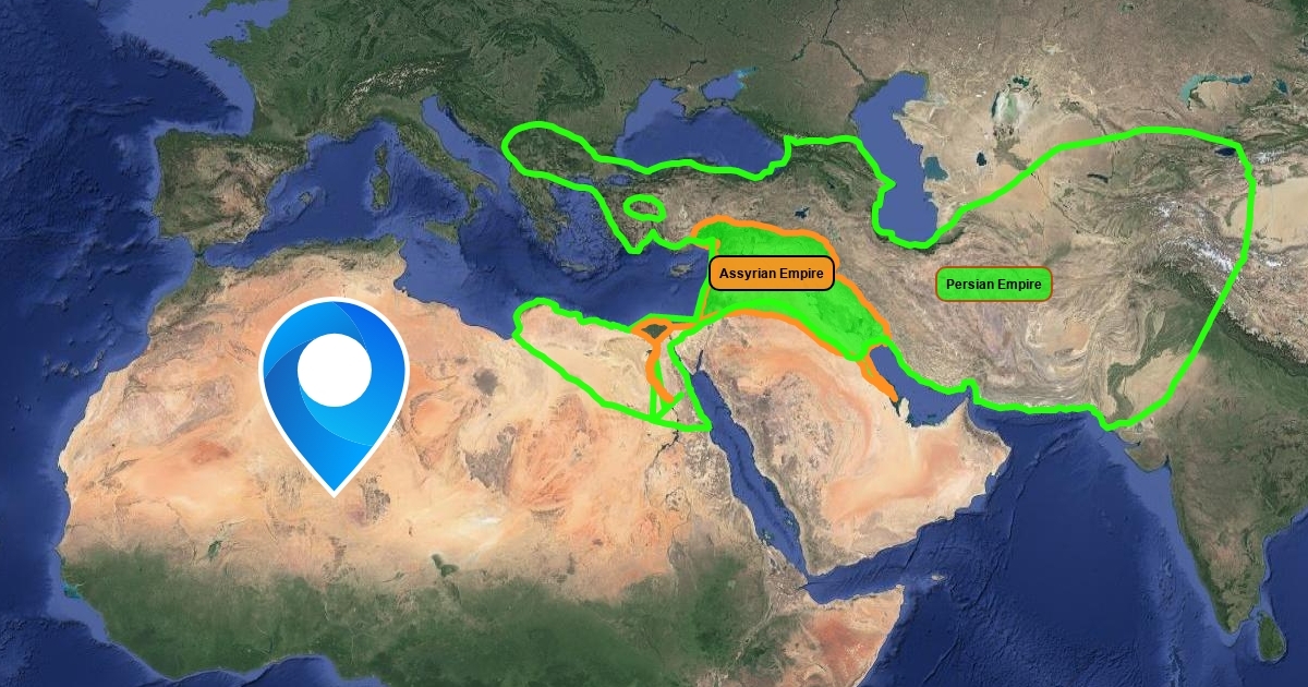 The Persian Empire v.s The Assyrian Empire : Scribble Maps