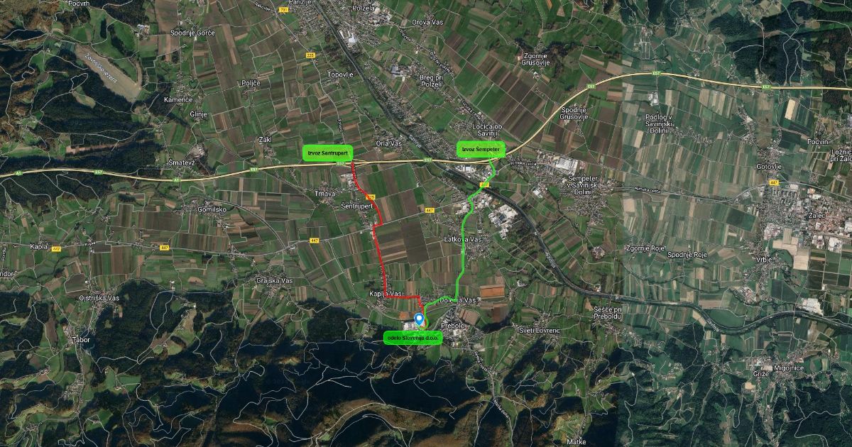 Opis poti : Scribble Maps