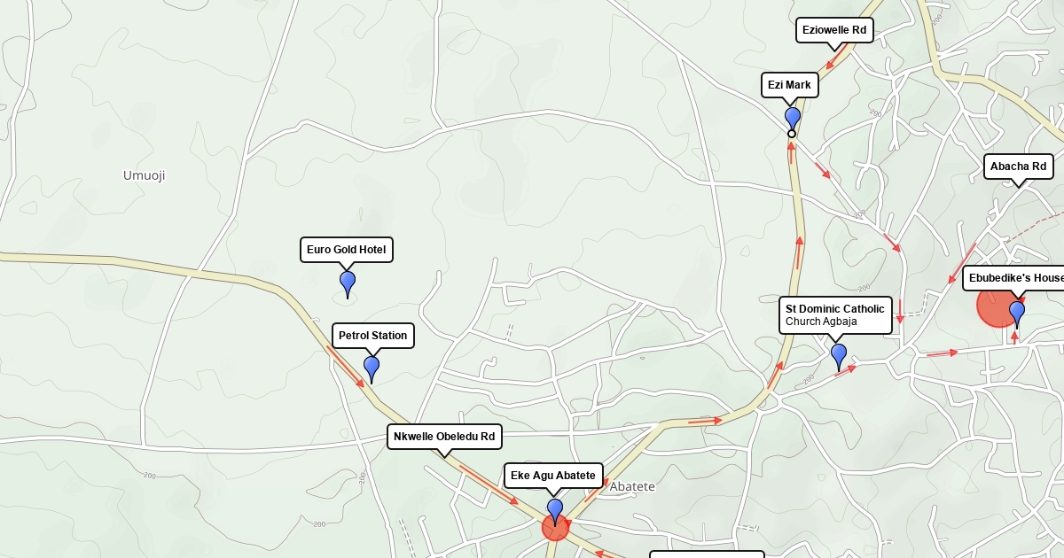 Abatete Map : Scribble Maps