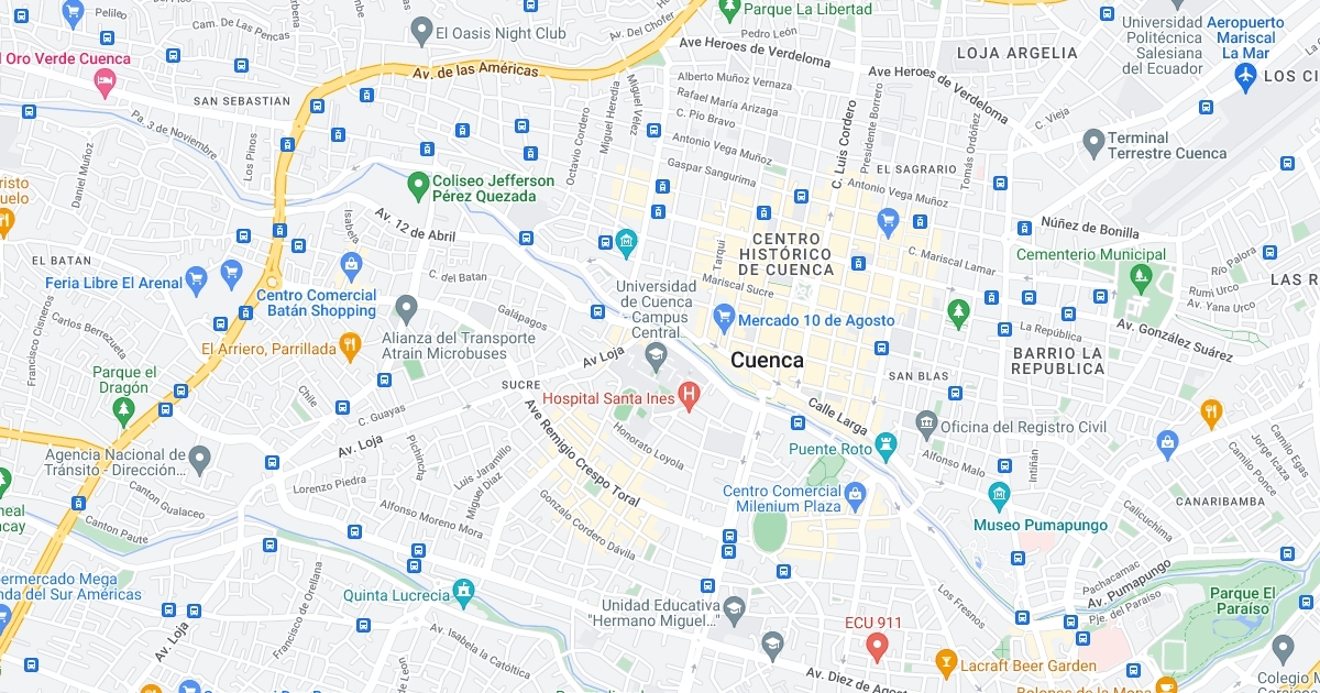 Zonas distritos y circuitos : Scribble Maps