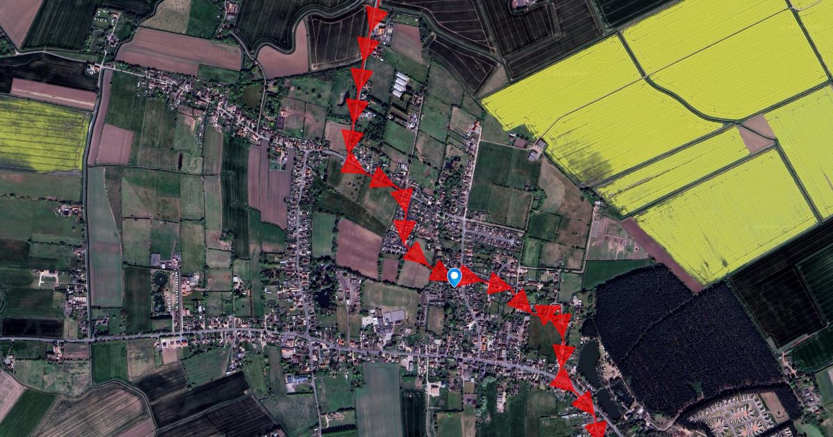 Mine and harvs bike ride : Scribble Maps