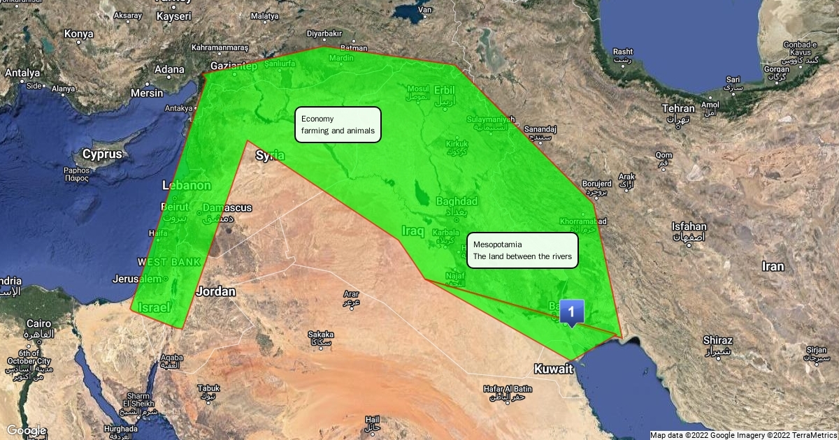 Mr. White's map of Mesopotamia : Scribble Maps