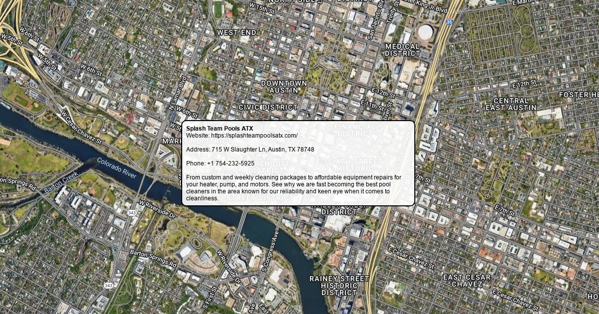 Splash Team Pools ATX : Scribble Maps