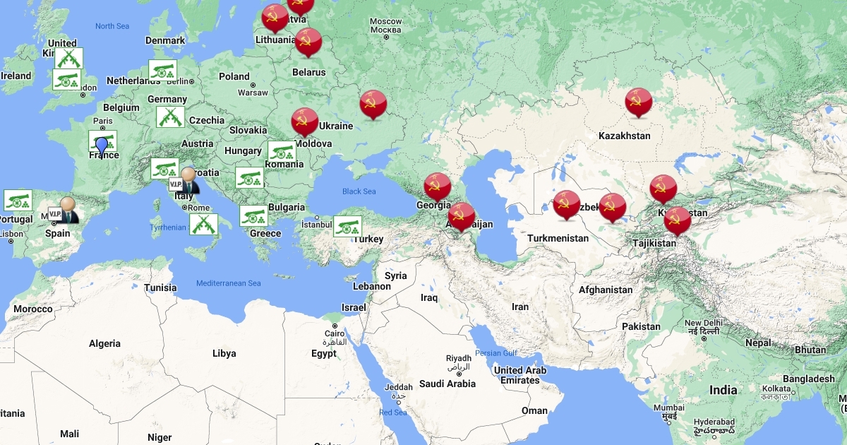 mapa de sociales : Scribble Maps