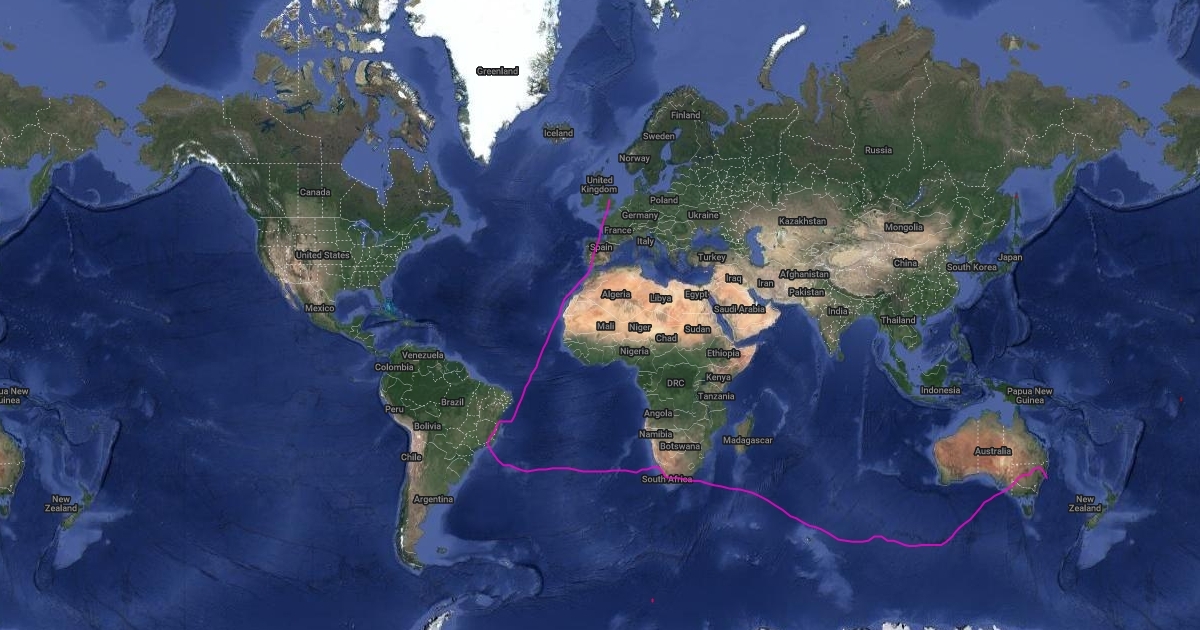 first fleet map by Deana and Chloe J : Scribble Maps