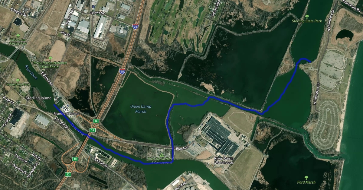kayak map 1 : Scribble Maps