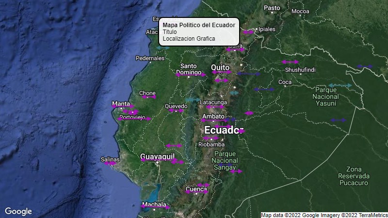 mapa politico del ecuador : Scribble Maps