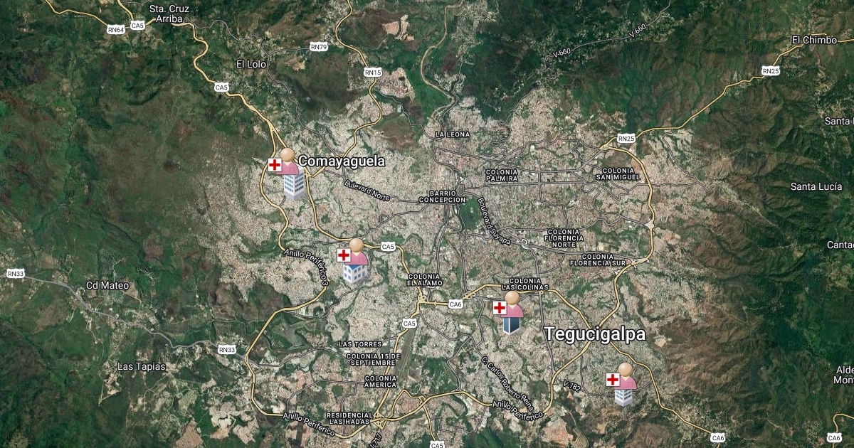 MAPA ZONAS DE INFLUENCIA PAT CIS TRABAJO SOCIAL : Scribble Maps