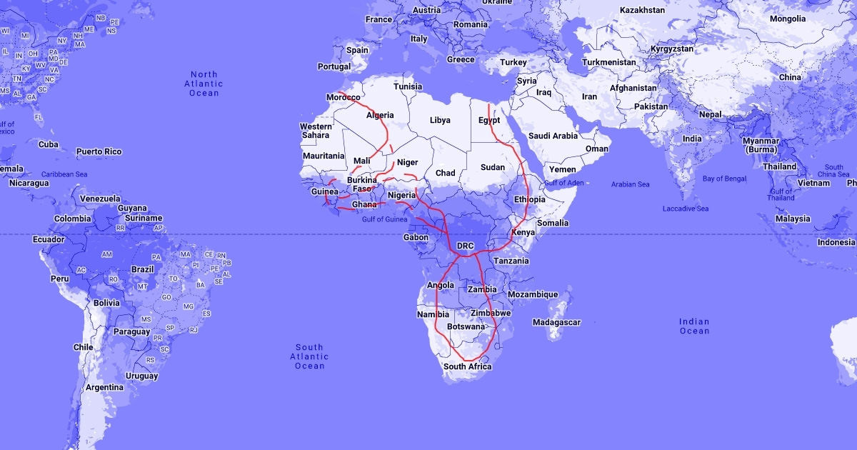 Revised Africa Map 2 : Scribble Maps