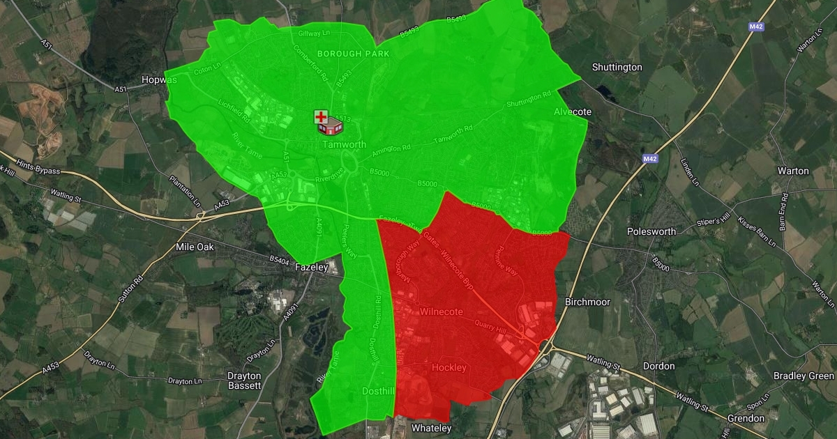 Hollies Practice Boundaries : Scribble Maps