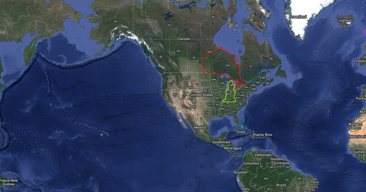 Alternate Future of the Frozen World : Scribble Maps