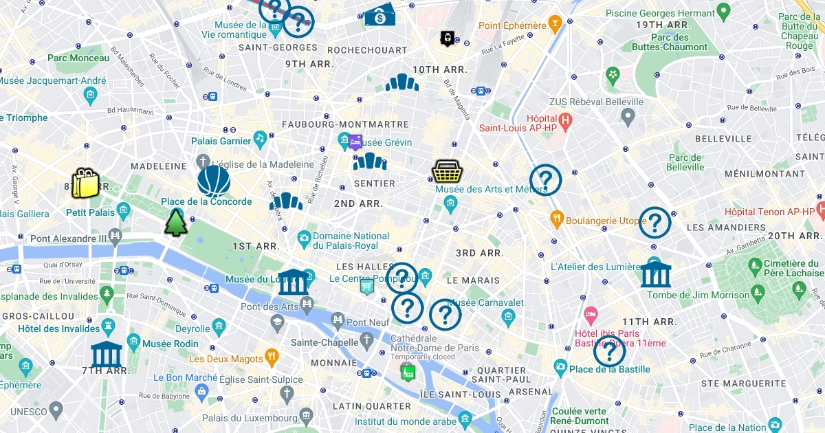France paris : Scribble Maps