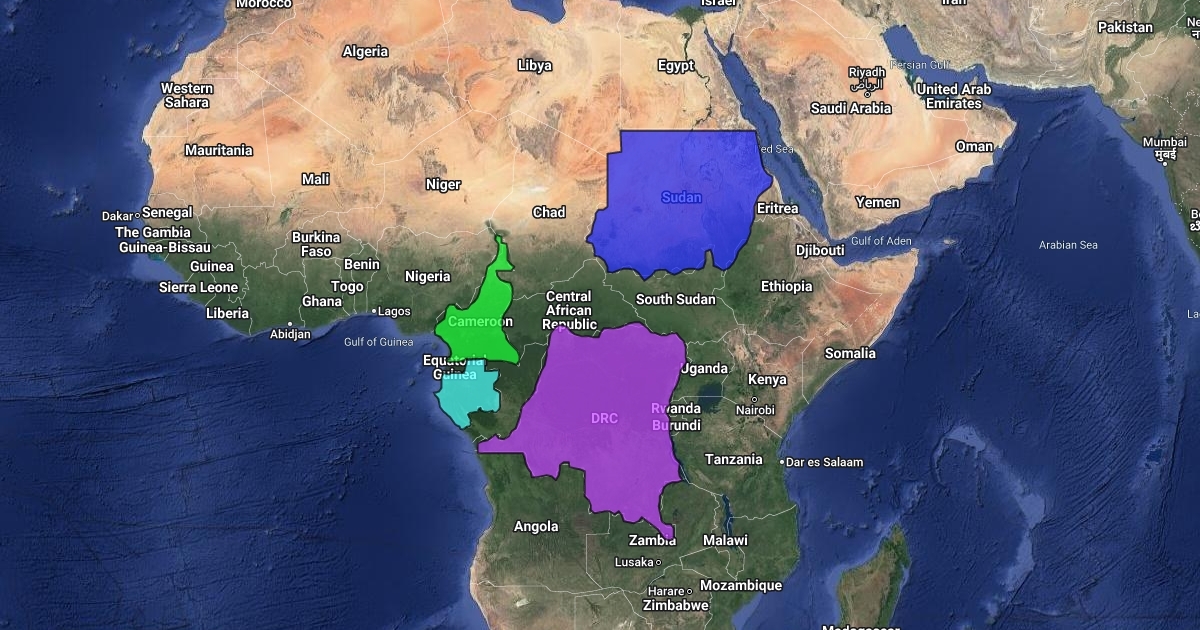 Economic Freedom in 4 Countries : Scribble Maps