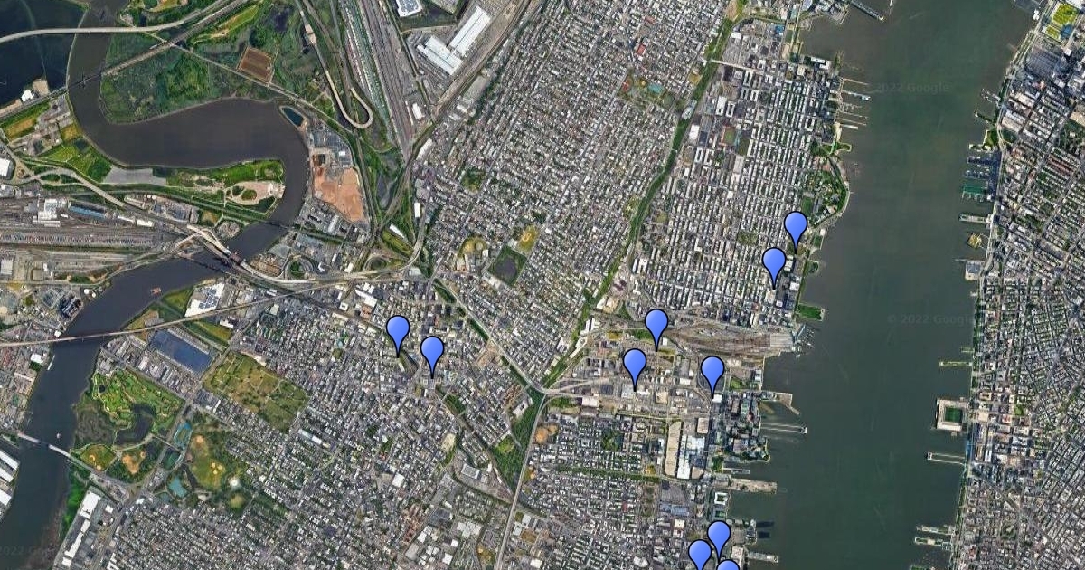 9 properties 2 tunnels : Scribble Maps