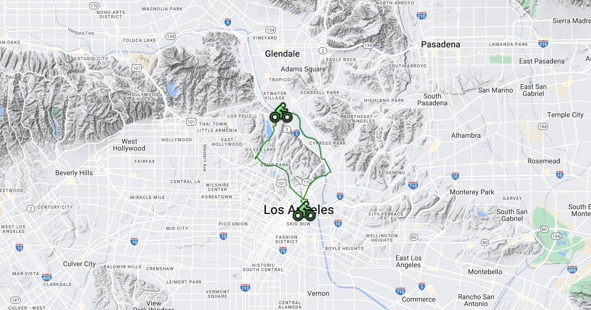 2022 LA River Trail Ride : Scribble Maps