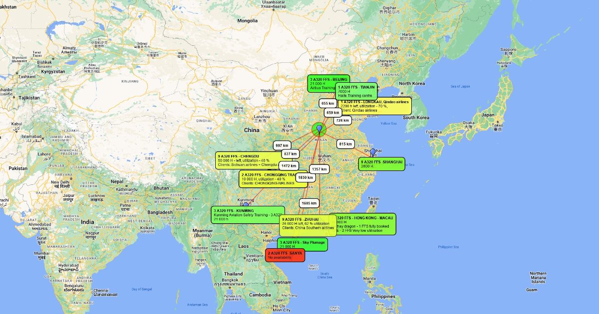 a320 mapas : Scribble Maps