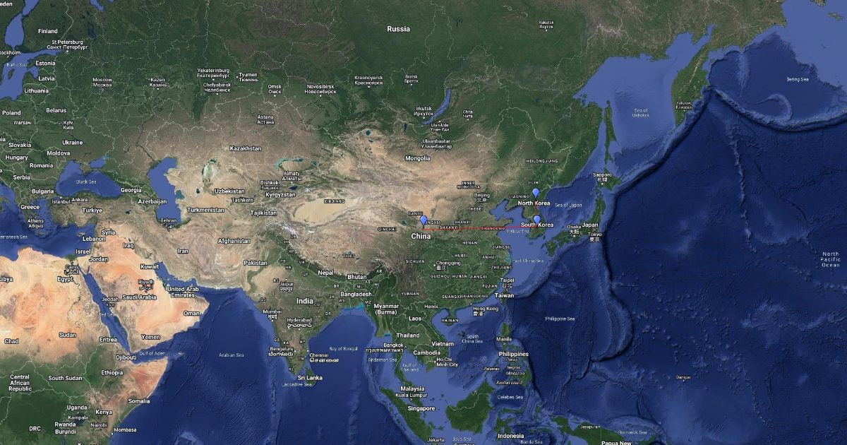 North Korean Refugees Flee Locations : Scribble Maps