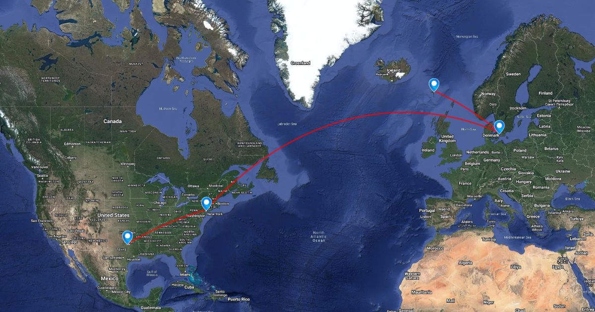 Trip home : Scribble Maps